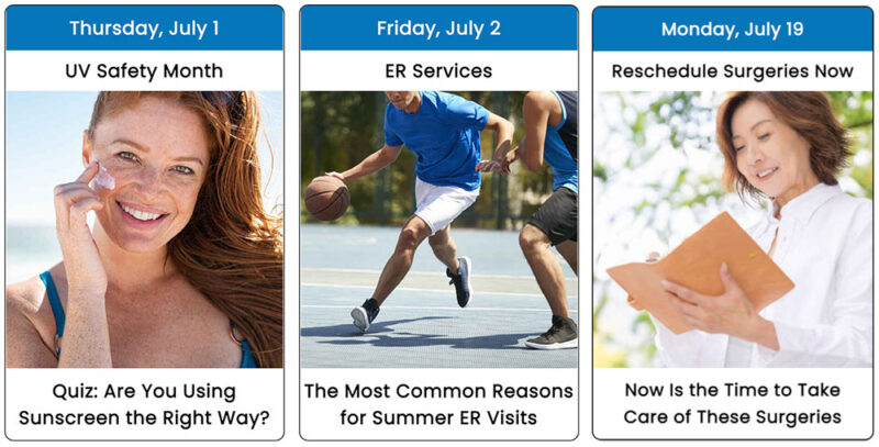 Your July 2021 Health Observance Calendar | Baldwin Publishing