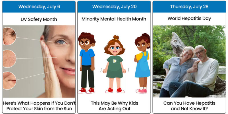 Your July 2022 Health Days Calendar | Baldwin Publishing