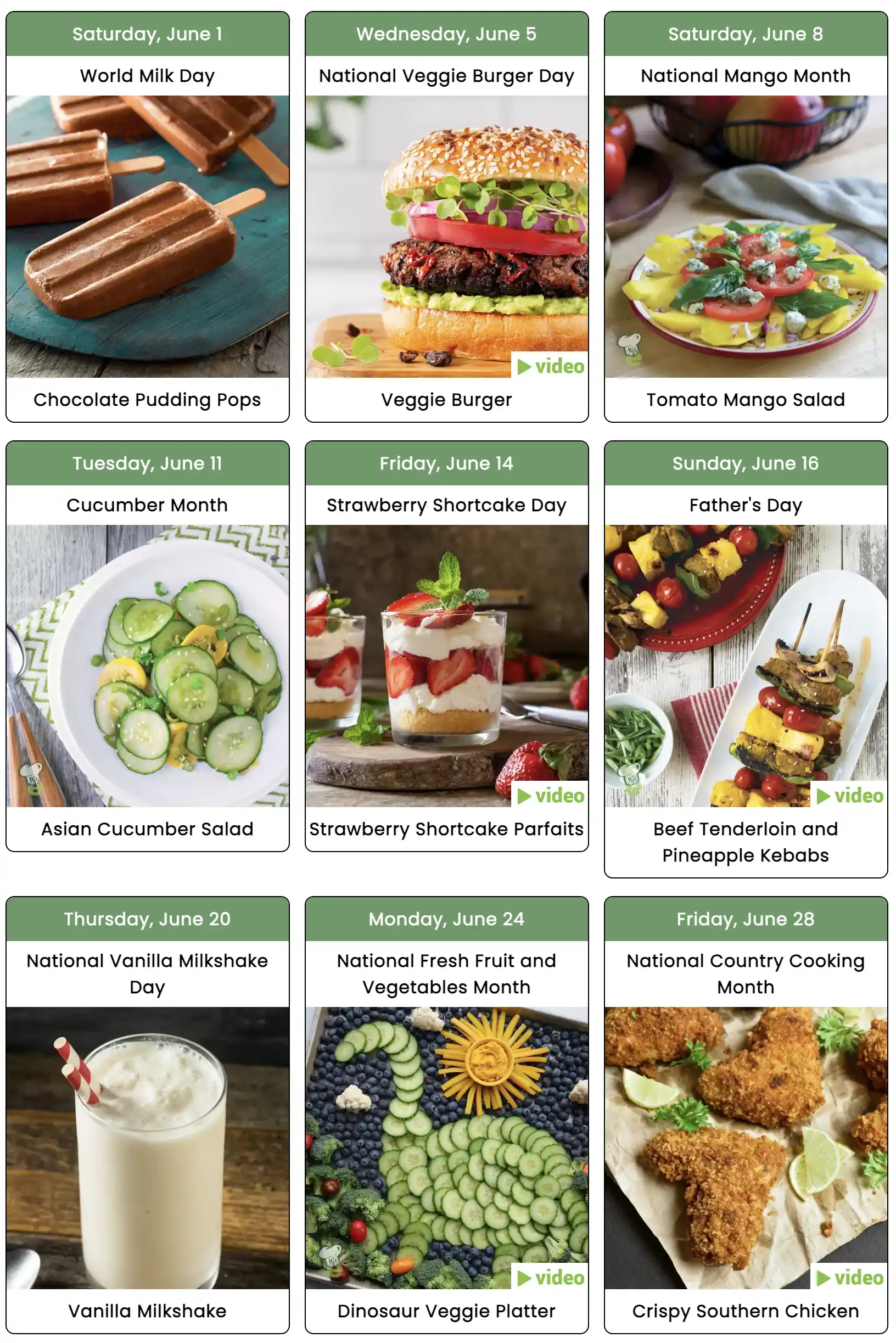 National Food Days for Marketing | Baldwin Publishing